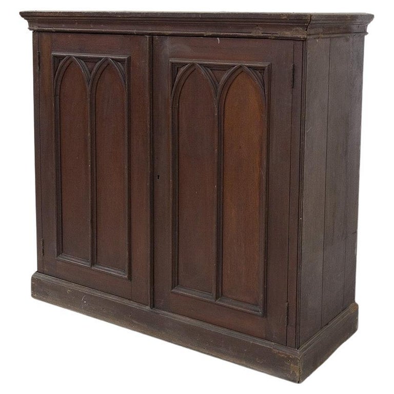 Antique Gothic High Cupboard of the Galloping Queen Holland For Sale at ...