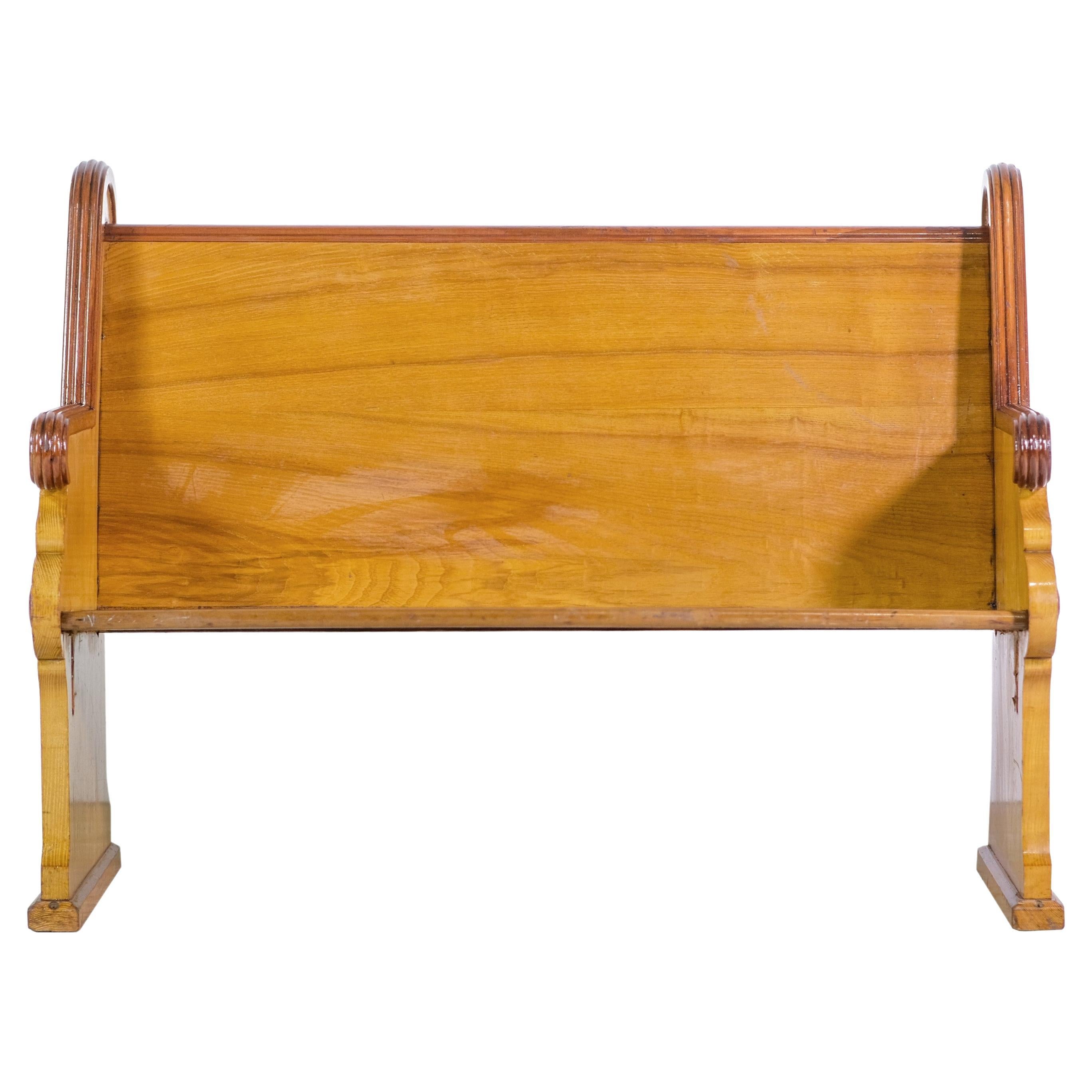 Peana Low Coffee Table, Bench in Black Tinted Wood Finish by Joel ...