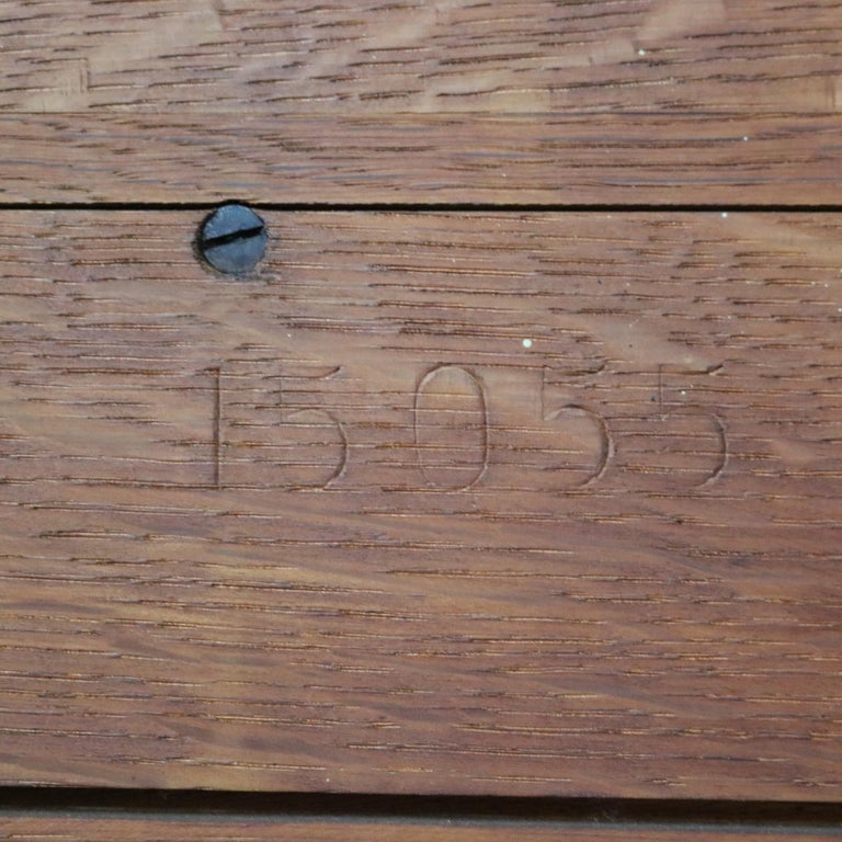 Antique Gothic Revival Kimbel and Cabus School Carved Oak Cabinet, 20th ...