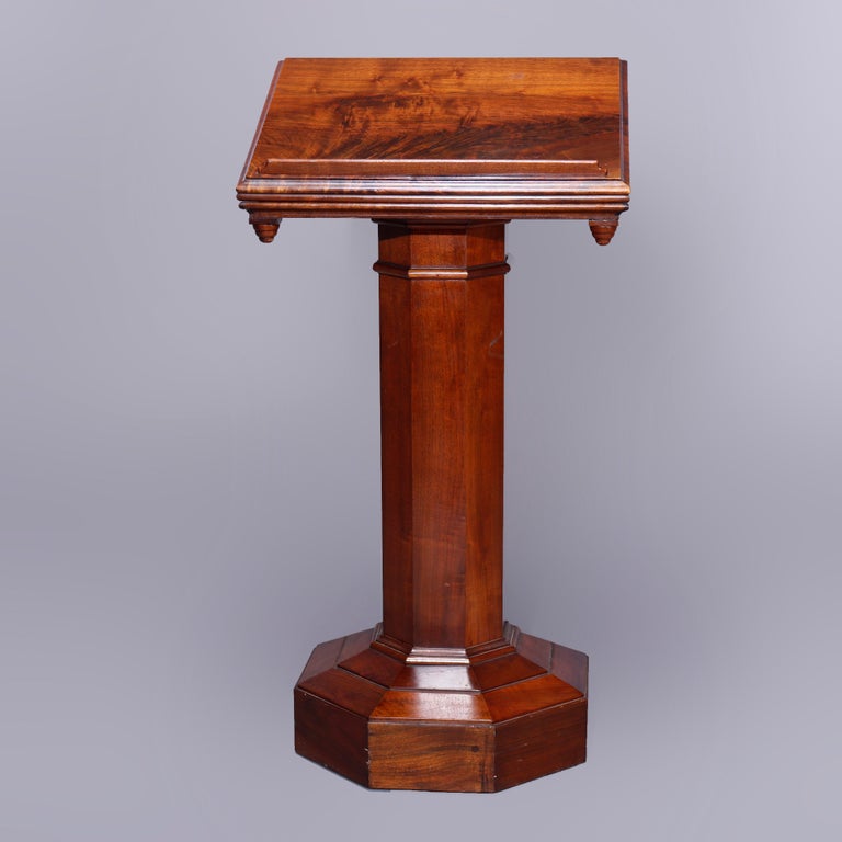 Antique Gothic Style Mahogany Presentation Podium or Lectern, c1890 at ...