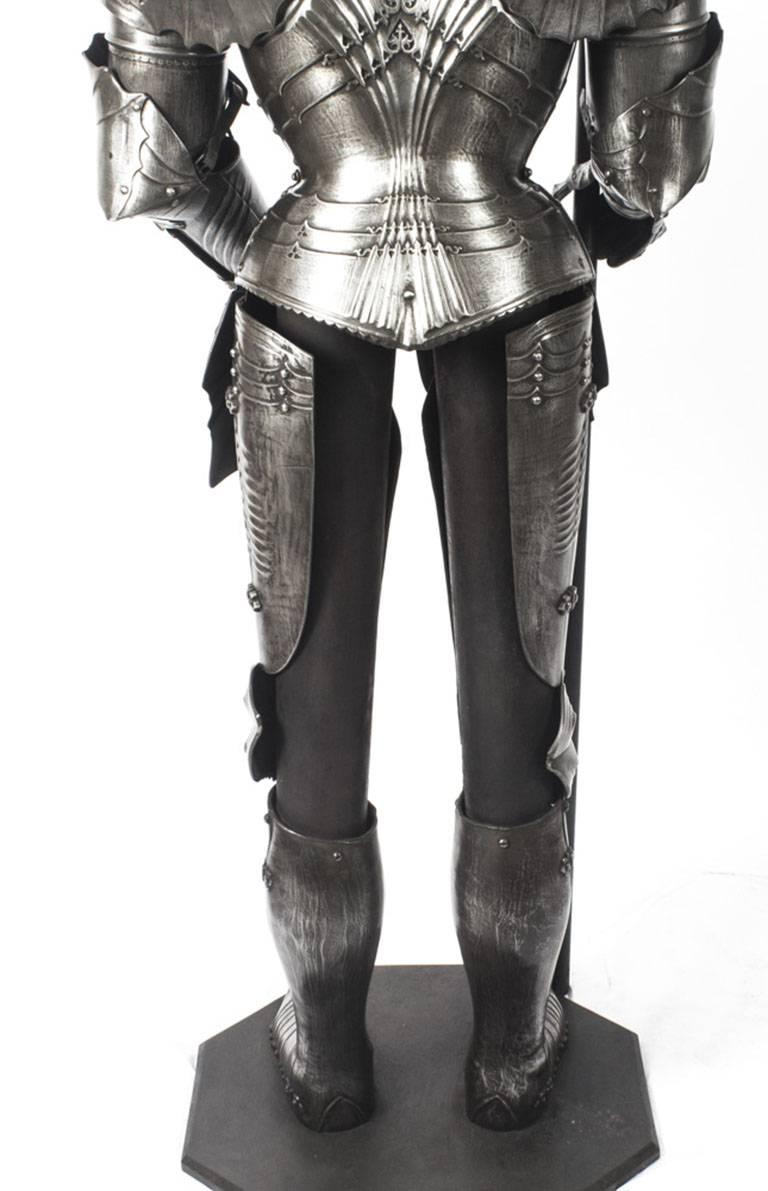 Antique Gothic-Style Suit of Armour and Halberd, 19th Century at ...
