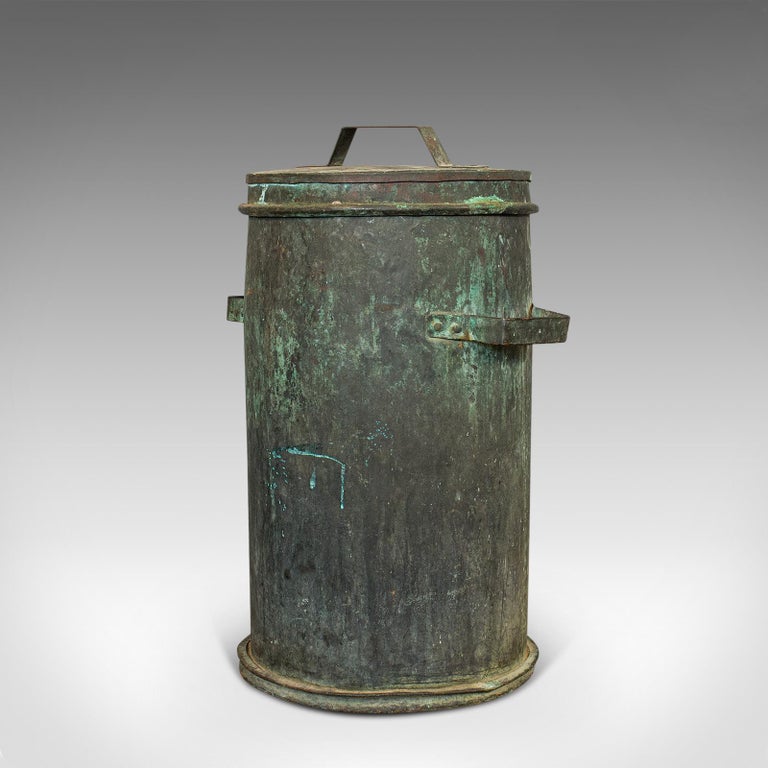 Antique Grain Bin, French, Copper, Farmhouse Silo, Fireside Victorian ...