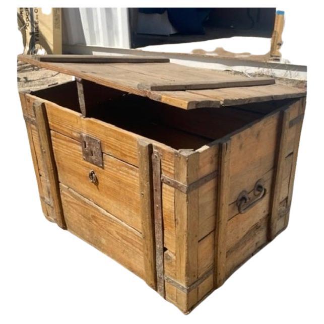 Saratoga Trunk Chromed Metal Wood, USA, Third Quarter of 1800 at ...