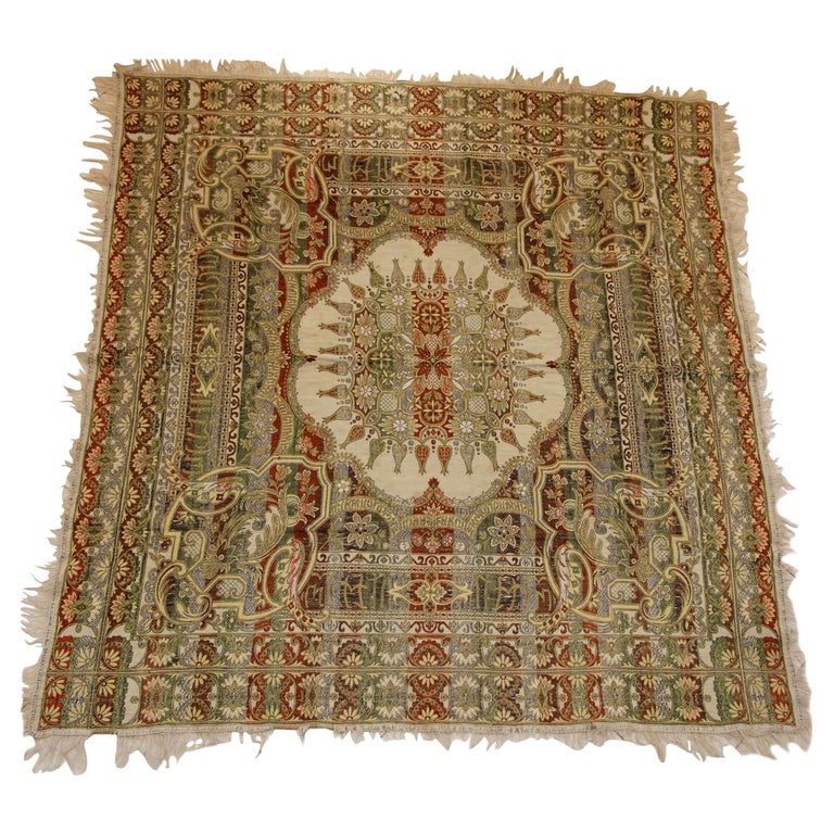Antique Granada Moorish Textile with Arabic Calligraphy Writing For ...