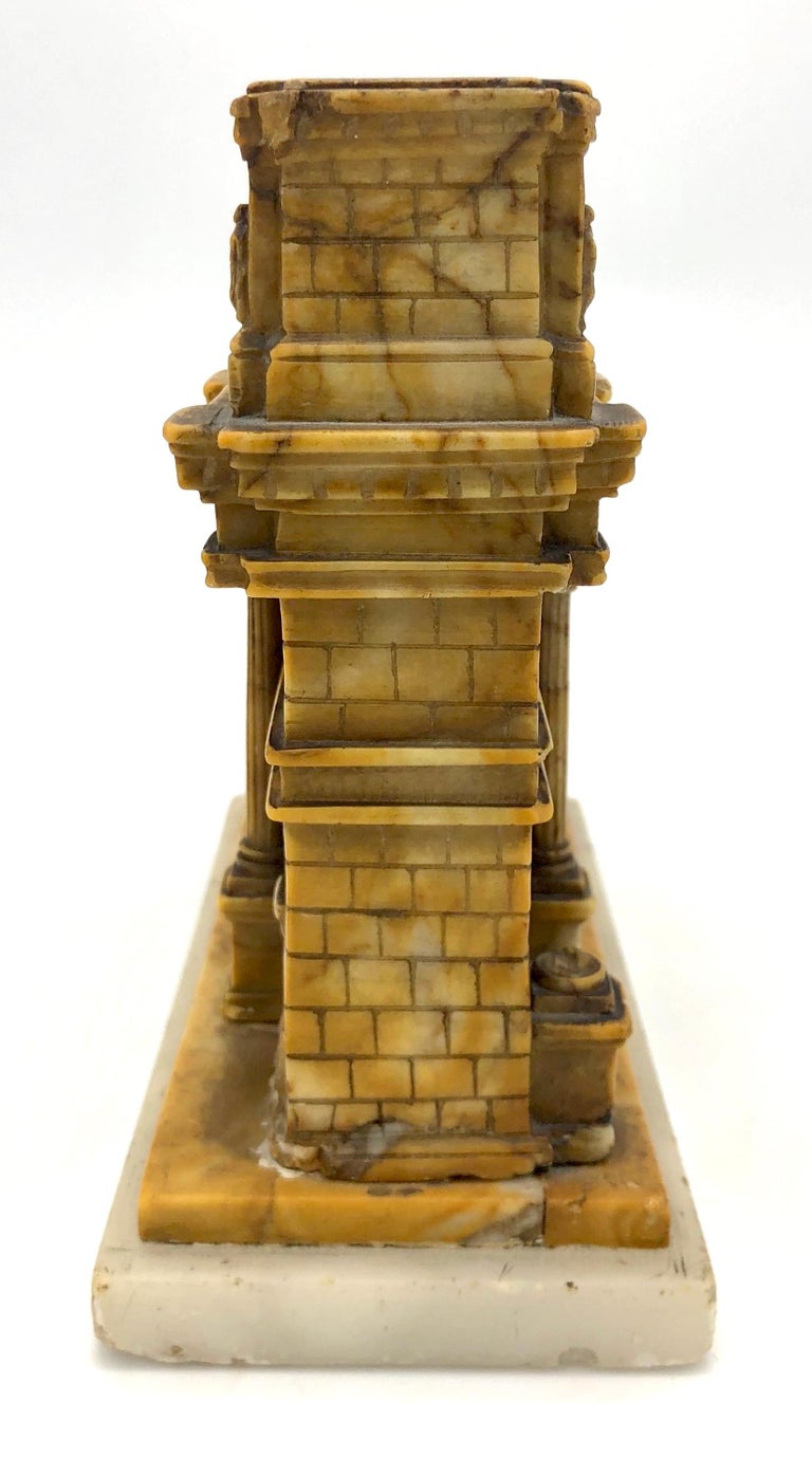 Antique Grand Tour Arch of Constantine's Triumph Miniature Architecture ...