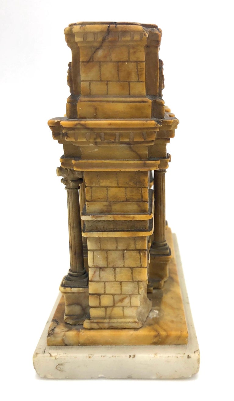 Antique Grand Tour Arch of Constantine's Triumph Miniature Architecture ...