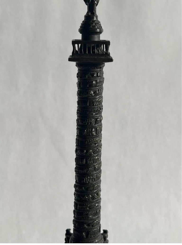 Antique Grand Tour Cabinet Bronze of Vendome Column, Circa 1870 For ...