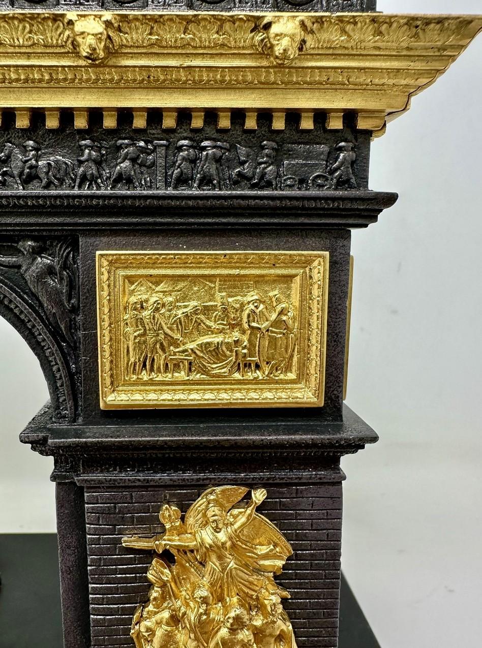 Antique Grand Tour French Ormolu Bronz Architectural Model Arc de ...