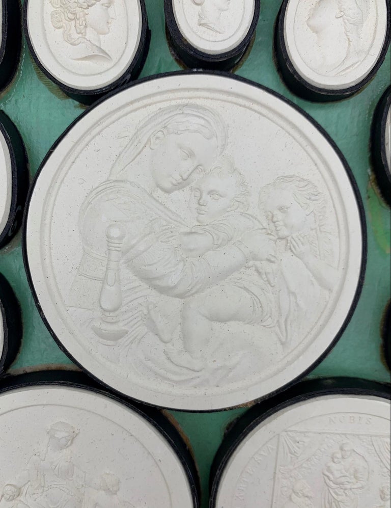 Antique Grand Tour Souvenir Dactyl Library Book 36 Plaster Casts Rom ...