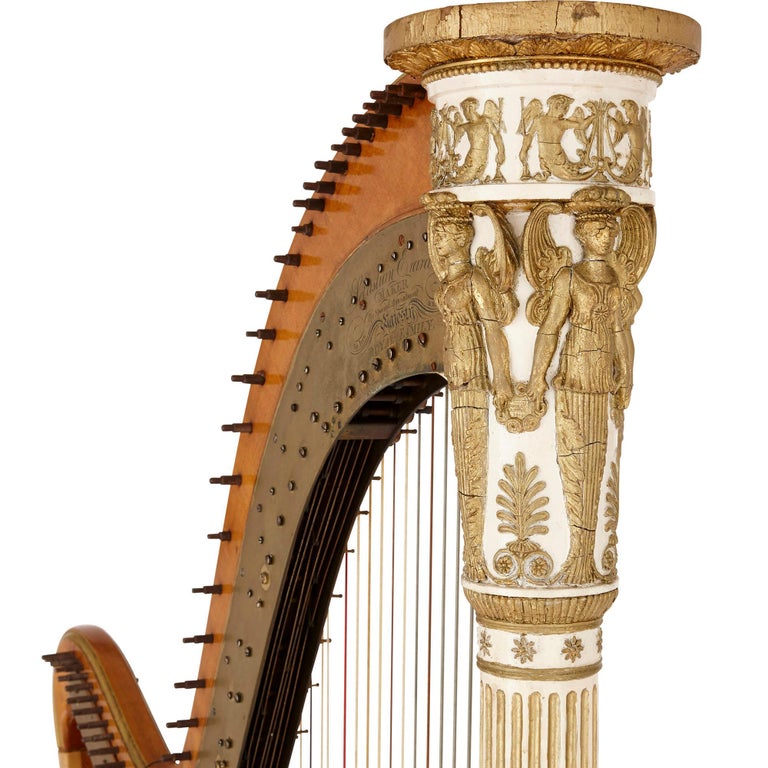 Antique 'Grecian Harp' by Érard at 1stDibs | antique harp, erard ...