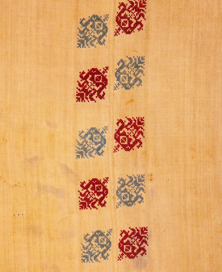 Antique Greek Embroidery from Kos, Early 19th Century at 1stDibs