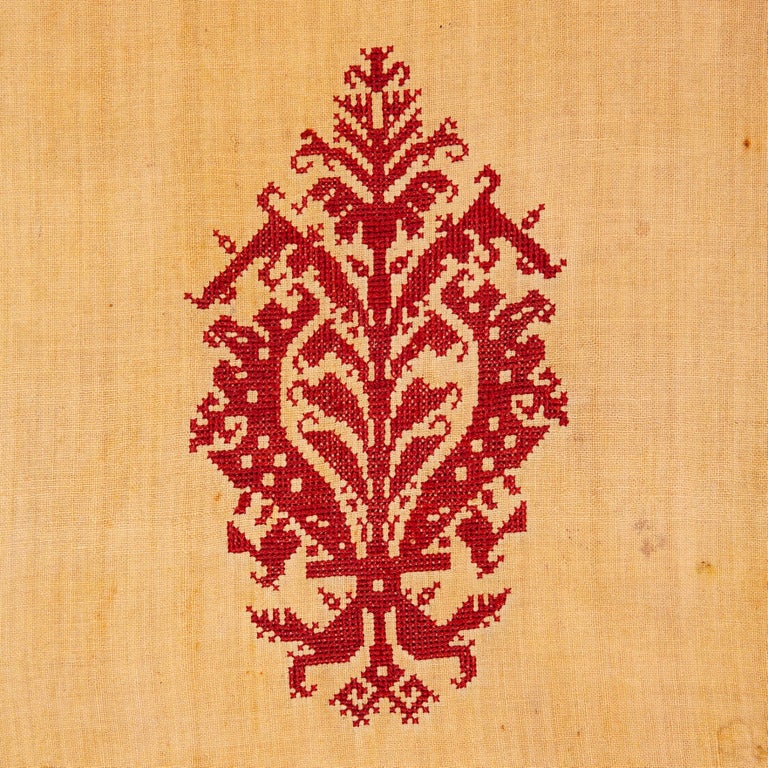 Antique Greek Embroidery from Kos, Early 19th Century at 1stDibs