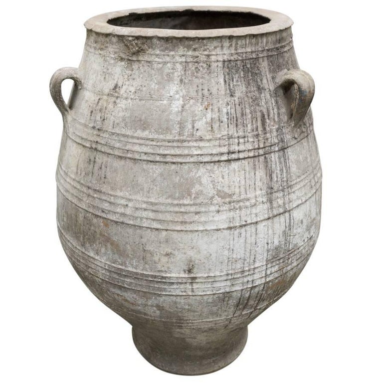 Large Greek Garden Urn or Oil Jar at 1stdibs