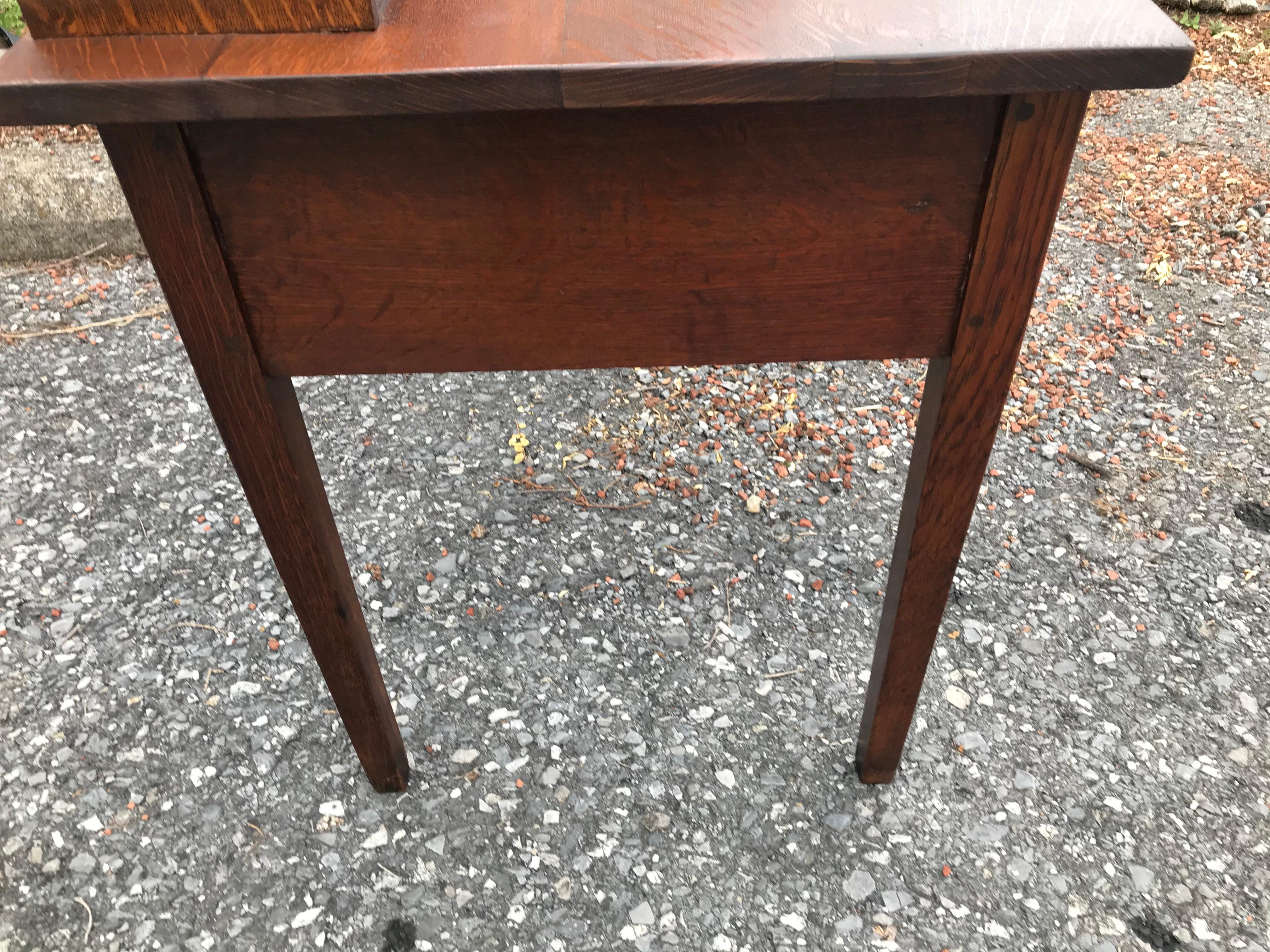 Antique Gustav Stickley Desk with Compartments - W5330 For Sale at 1stDibs