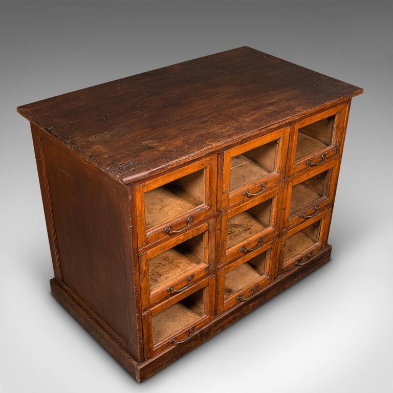 Antique Haberdasher's Cabinet, English, Shop Keeper, Chest of Drawers ...