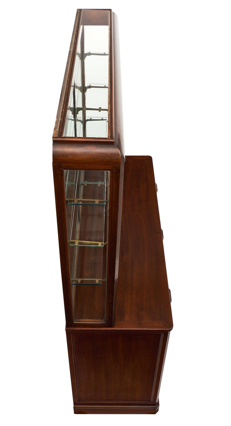 Antique Haberdashery Cabinet with Display Case at 1stDibs