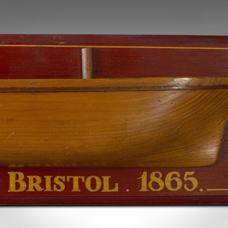 Antique Half Hull, English, Pine, Decorative, Nautical, Ship, Model ...