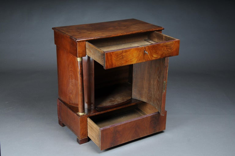 Antique half-round Empire chest of drawers, mahogany, around 1810 For ...