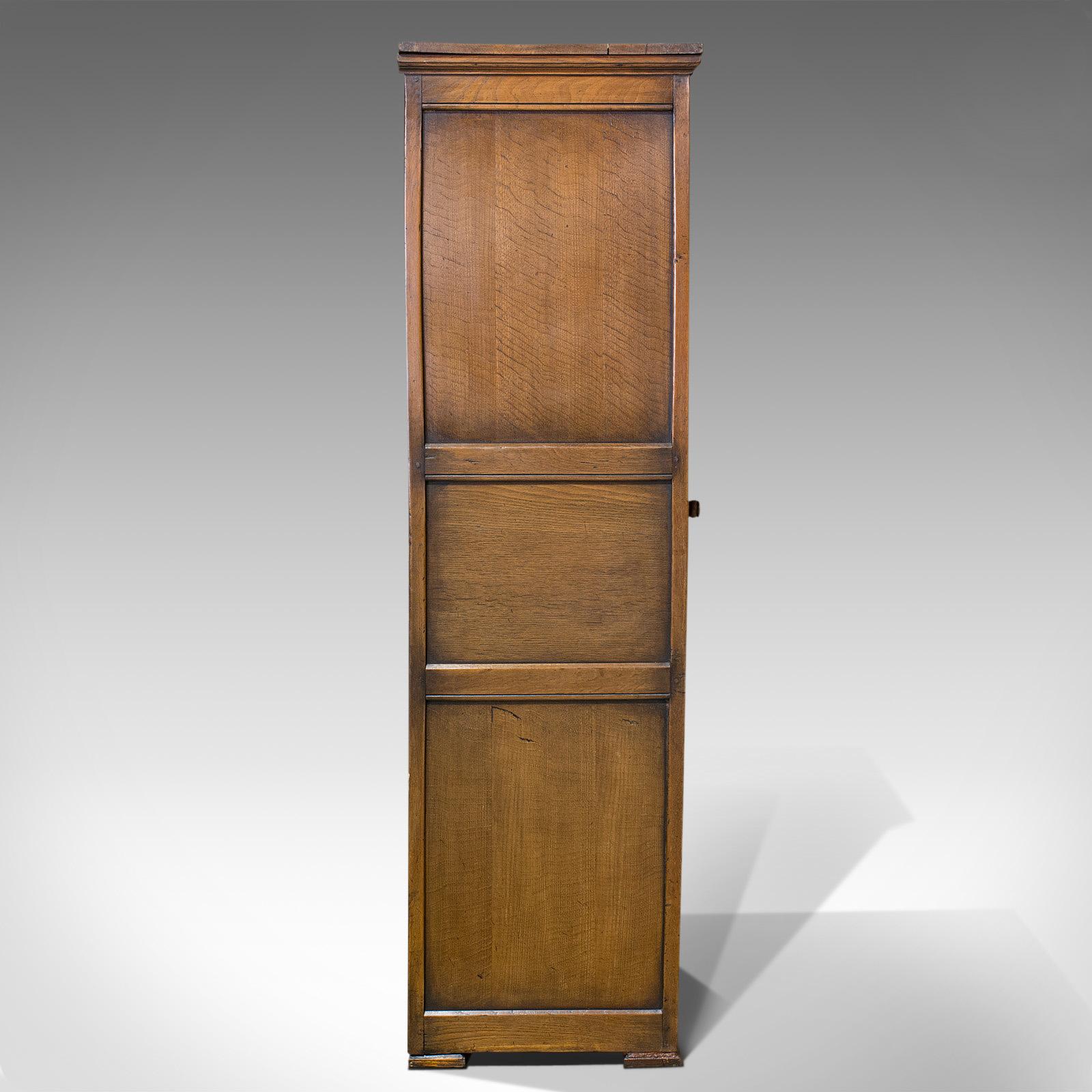 Antique Hall Cupboard, English, Ipswich Oak, Wardrobe, Reception, Cloak ...