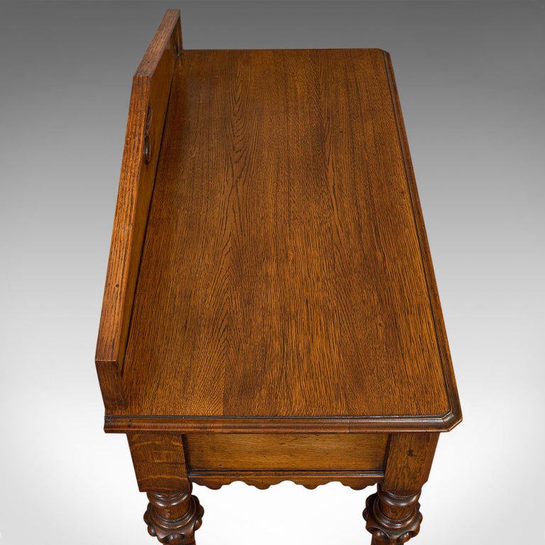 Antique Hall Table, Scottish, Oak, Victorian Gothic, Side, Dresser ...
