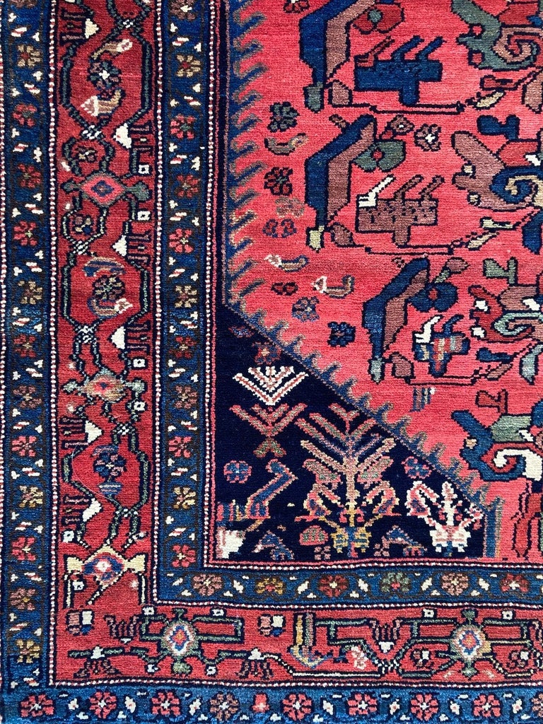 Antique Hamadan Rug For Sale at 1stDibs