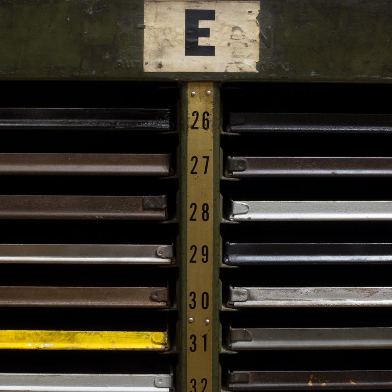 Antique Hamilton Typesetter's Storage Cabinet, c.1920-1930 at 1stDibs