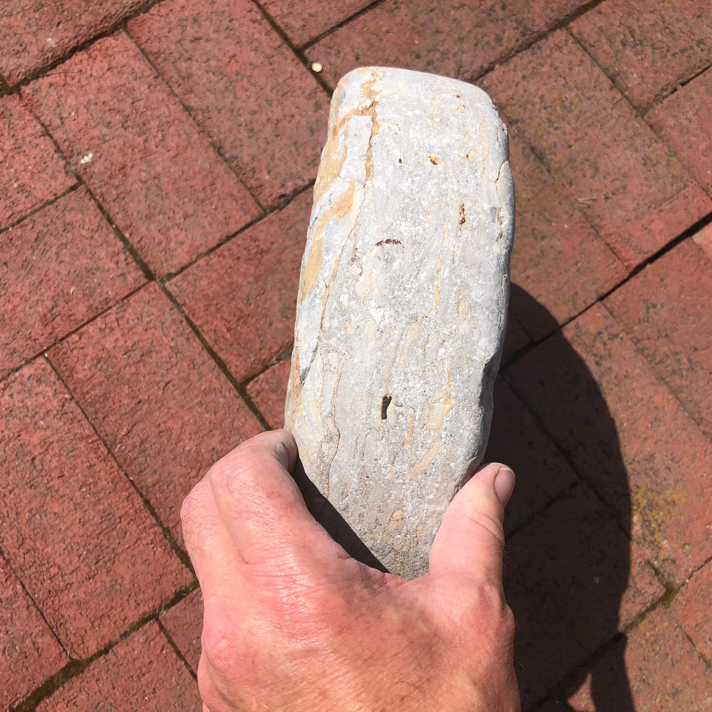 Antique Hand-Carved Cash Coin Garden Stone, 19th Century For Sale at ...
