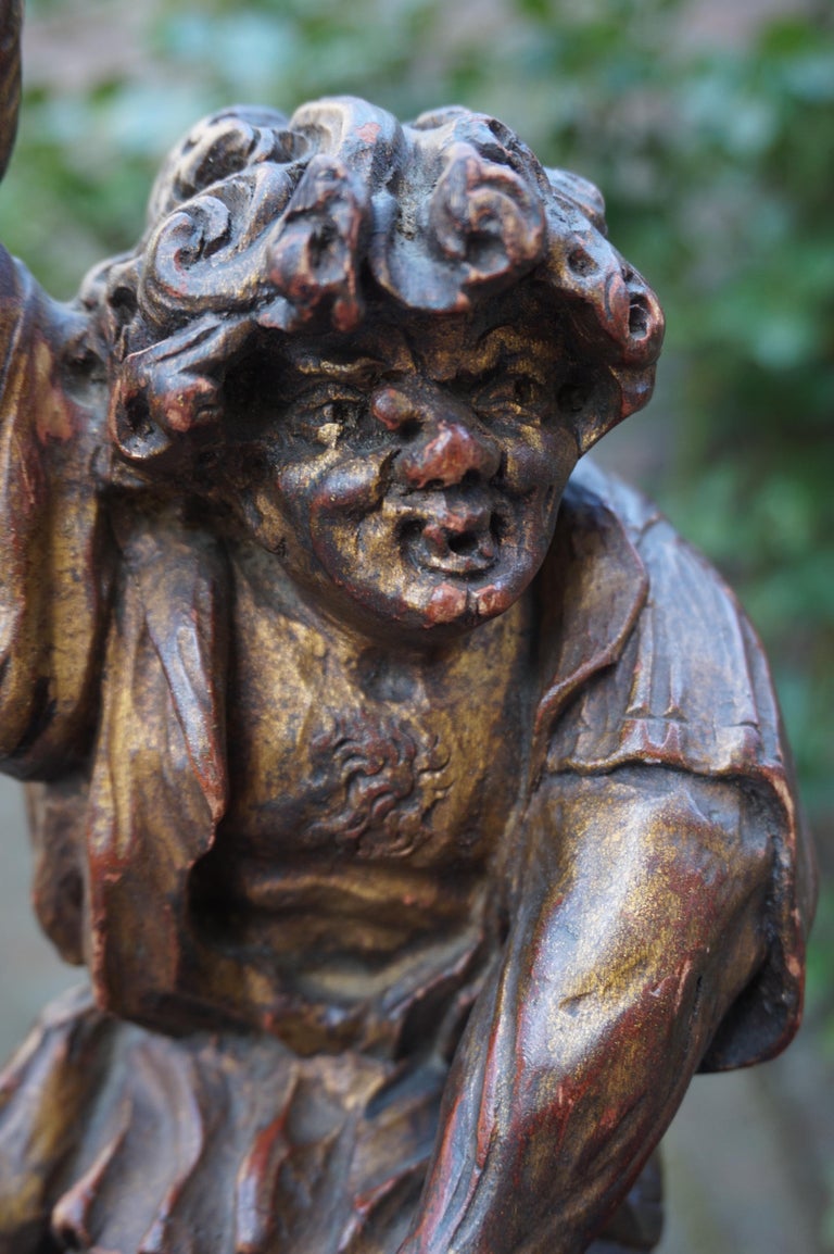 Antique Hand-Carved Gothic Style Quasimodo / Hunchback of Notre Dame ...