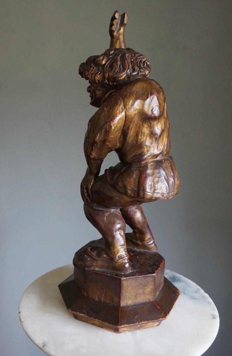 Antique Hand-Carved Gothic Style Quasimodo / Hunchback of Notre Dame ...