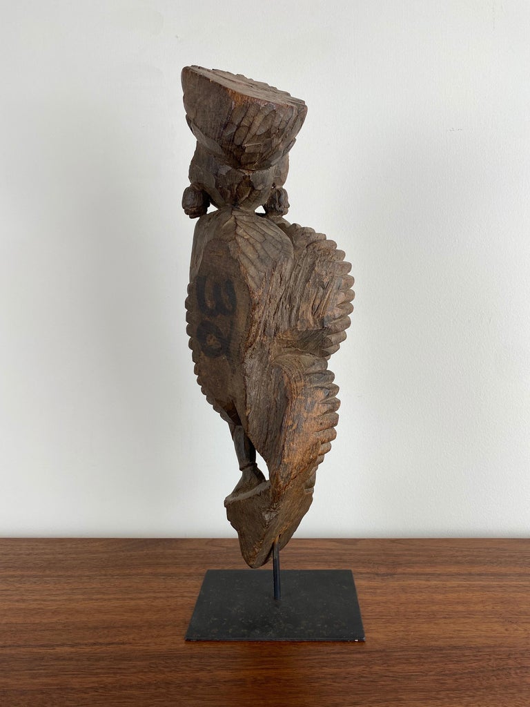 Antique Hand-Carved Krishna Figure For Sale at 1stDibs