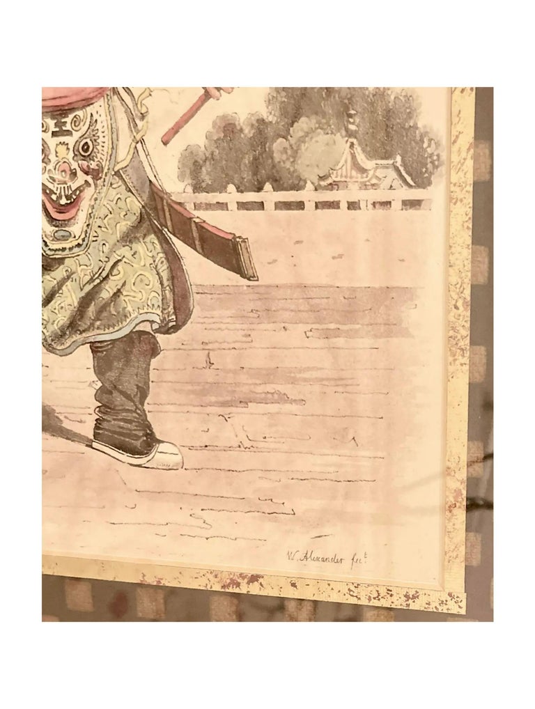 Antique Hand Colored Chinese Costume Prints by William Alexander For ...