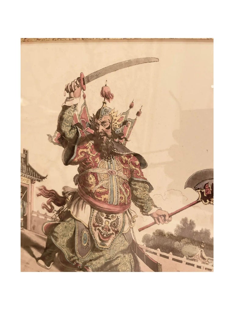 Antique Hand Colored Chinese Costume Prints by William Alexander For ...