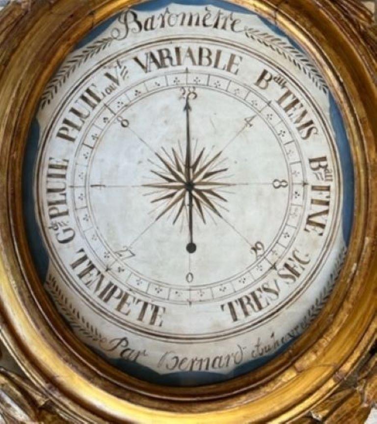 Antique Hand Made Barometer by Barnard Au Havre, c. 1800 For Sale at ...