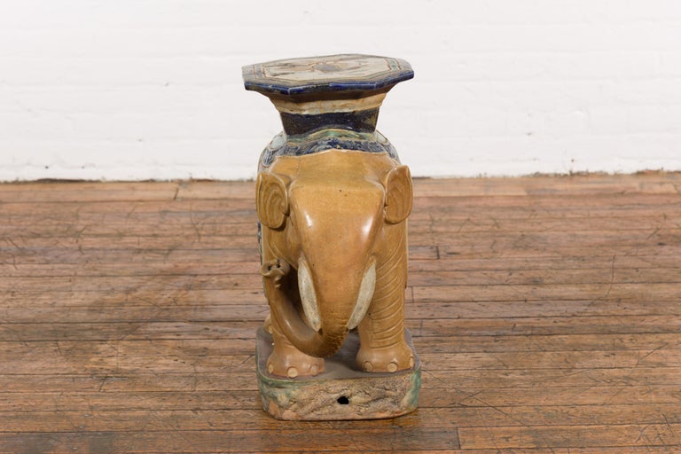 Antique Hand-Painted Annamese Ceramic Garden Stool from Vietnam, circa ...