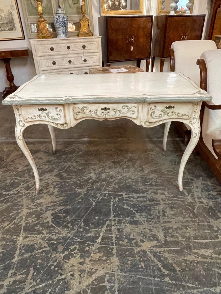 Antique Hand Painted Italian Writing Desk at 1stDibs