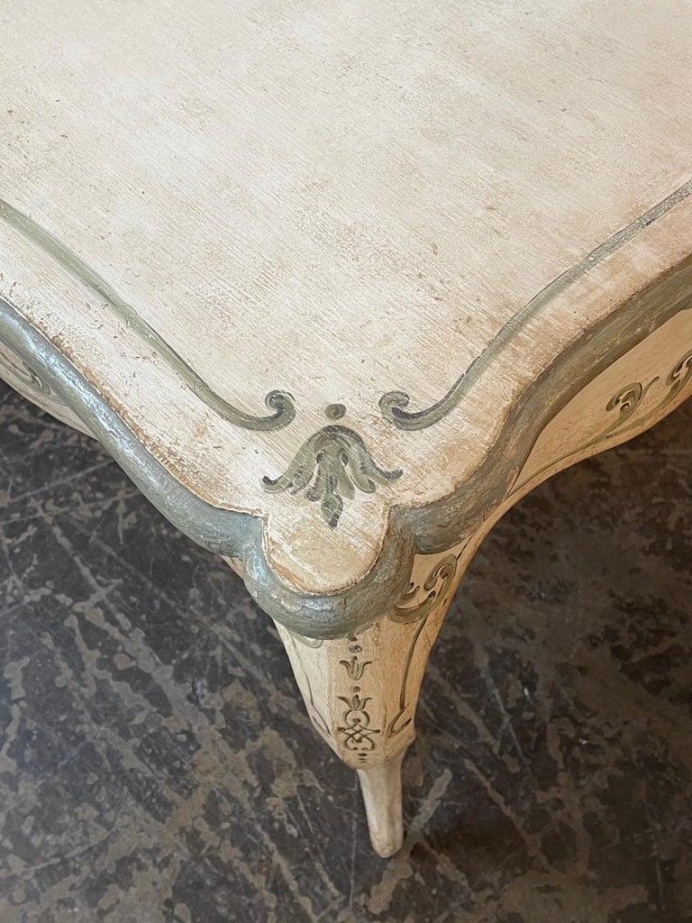 Antique Hand Painted Italian Writing Desk at 1stDibs