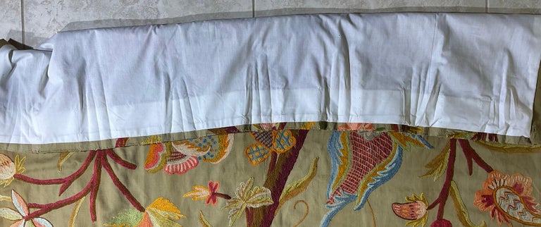 Antique Handstitched Indian Tree of Life Wall Hanging For Sale at 1stDibs