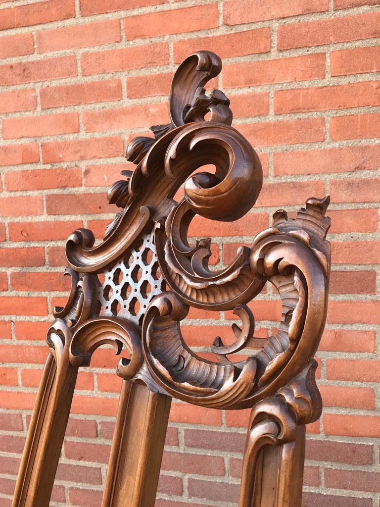 Antique Handcrafted Italian Floor Studio Easel or Artist Painting ...