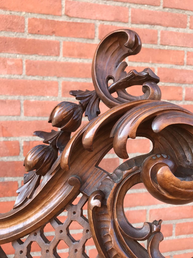 Antique Handcrafted Italian Floor Studio Easel or Artist Painting ...