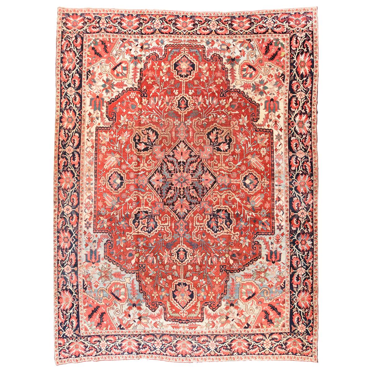 Antique Persian Heriz For Sale at 1stDibs