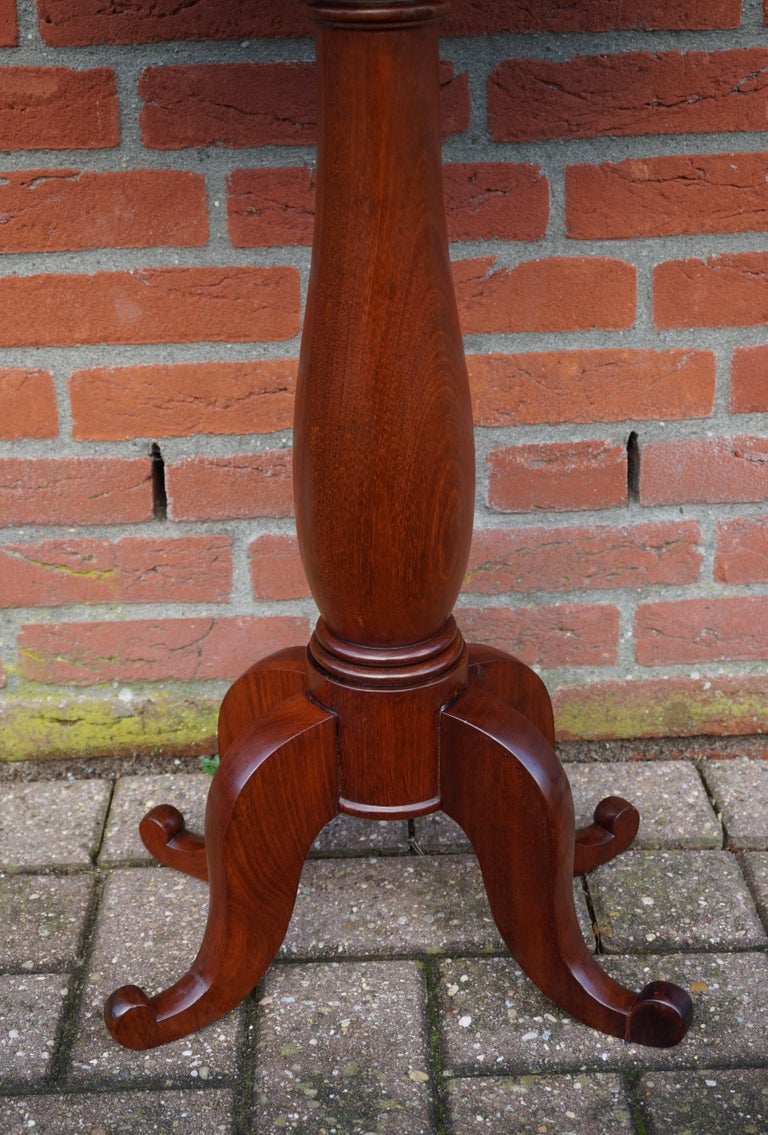 Handmade Mahogany Workman's Table / Sewing Cabinet / Side table with ...