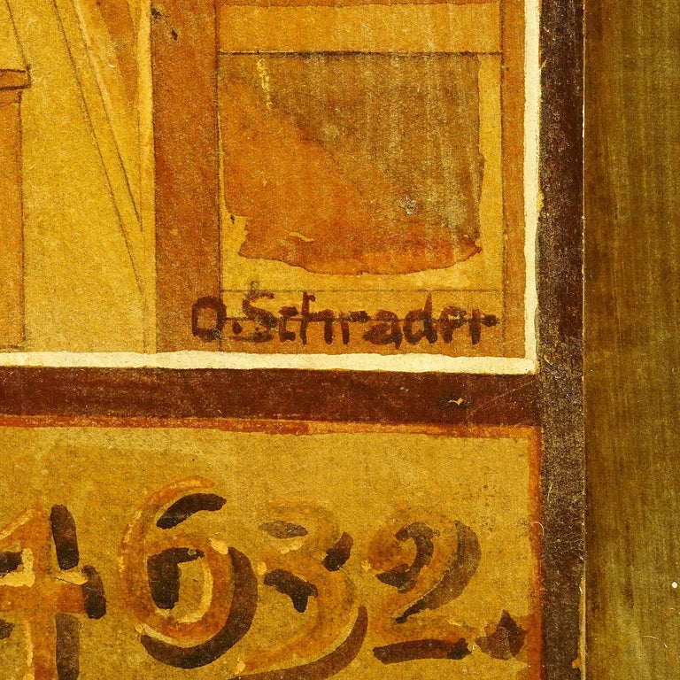 Antique Hand Painted Advertising Poster for a Hemoglobin Fabrication in ...