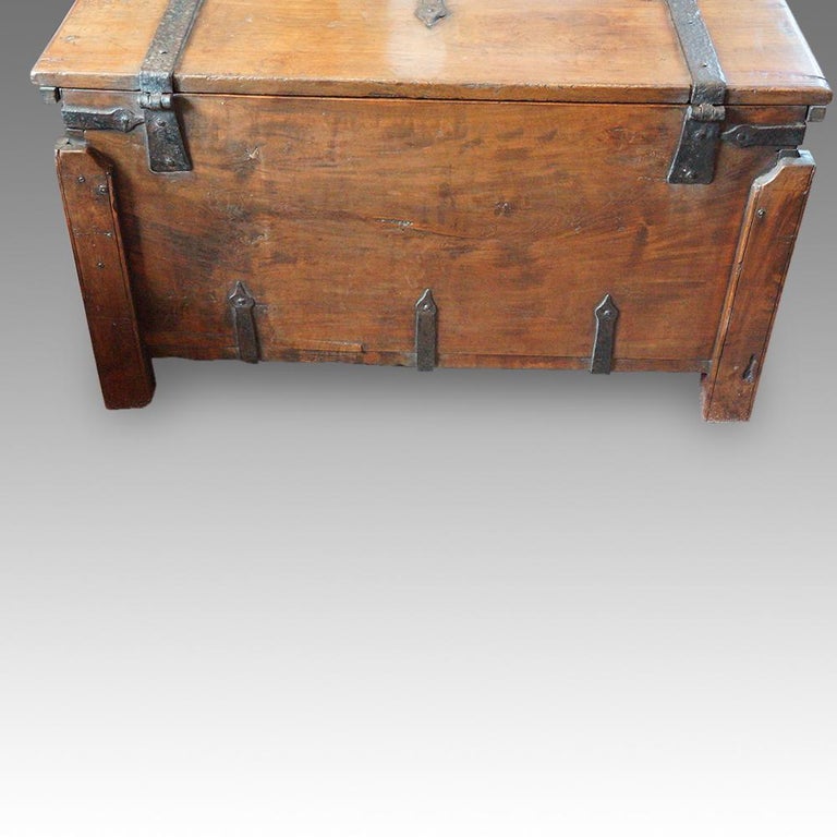 Antique Hardwood Merchant Chest For Sale at 1stdibs