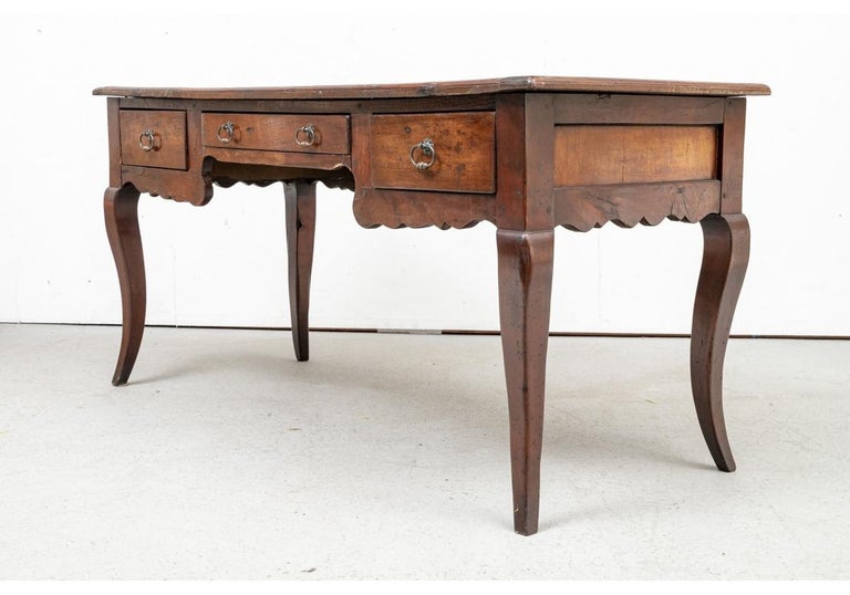 Antique Hardwood Provincial French Desk For Sale at 1stDibs