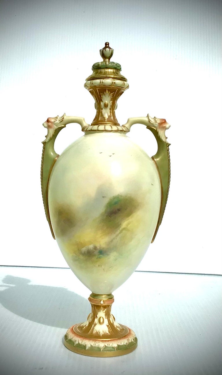Antique Harry Stinton Royal Worcester Vase at 1stDibs