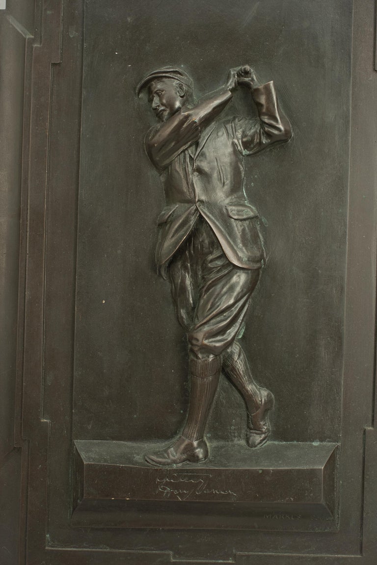 Antique Harry Vardon Golf Plaque For Sale at 1stDibs
