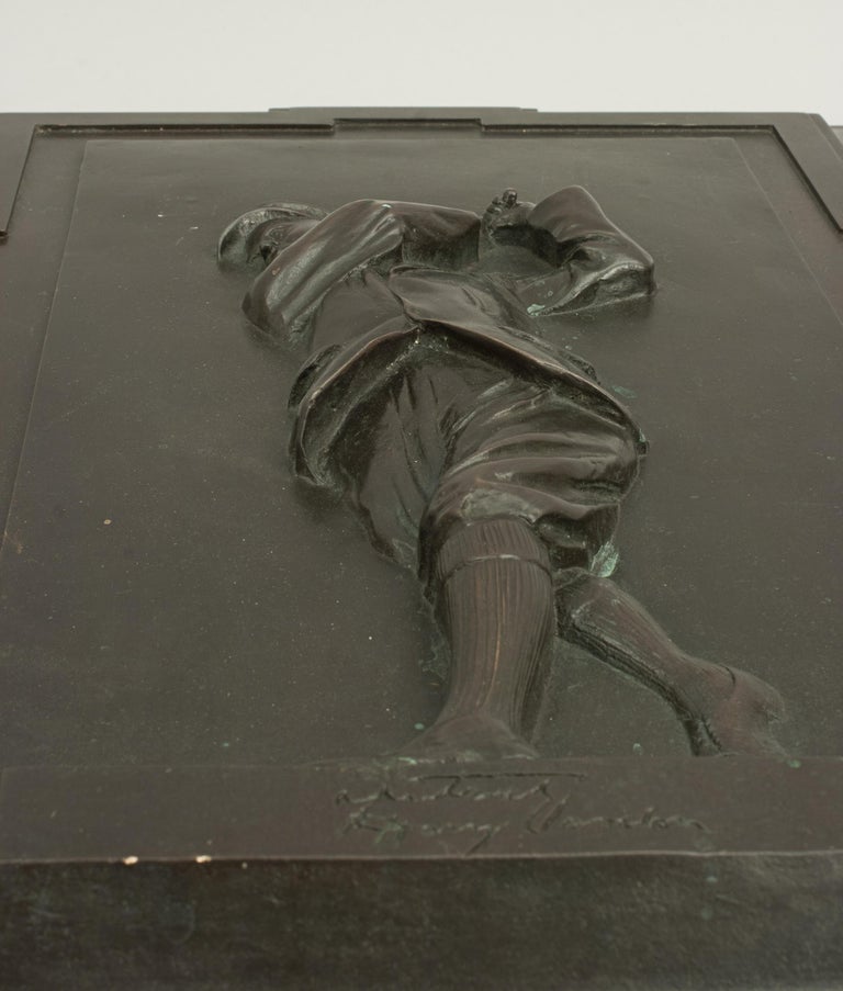 Antique Harry Vardon Golf Plaque For Sale at 1stDibs