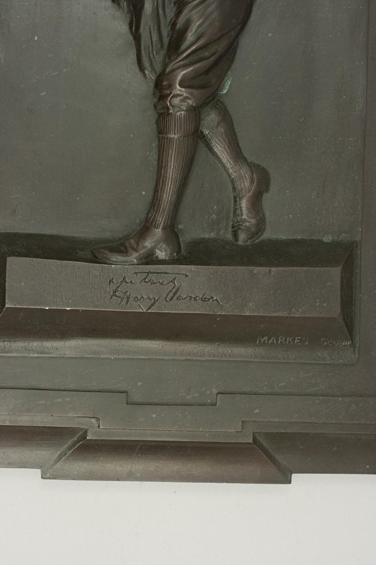 Antique Harry Vardon Golf Plaque For Sale at 1stDibs