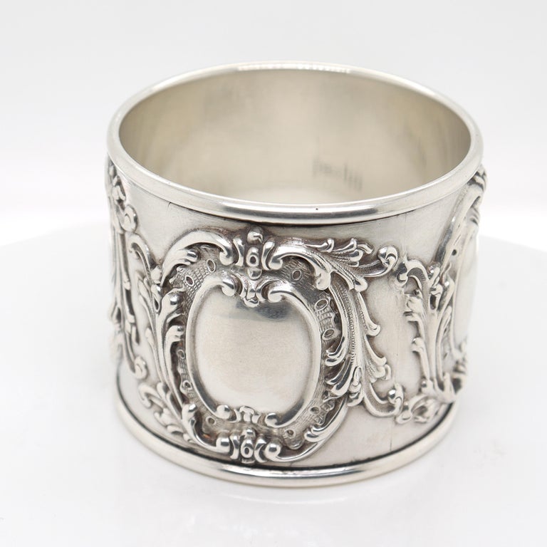Antique Heavy Edwardian Simons Brothers Sterling Silver Napkin Ring For ...