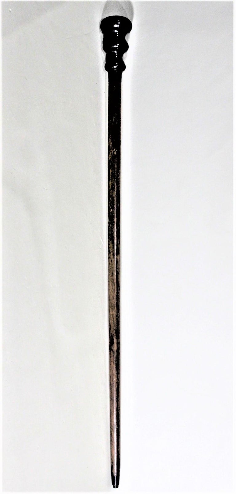 Antique Heavy Metal Pommel with Inset Compass Gadget Cane or Walking ...